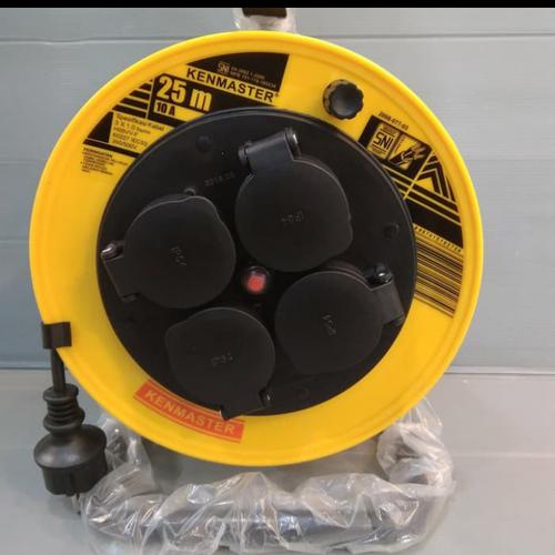 Jual kenmaster/kabel roll /25mtr / kabel extension / roll cable ...