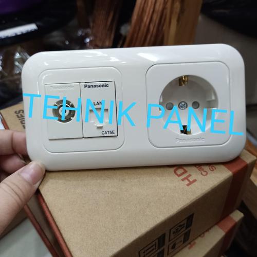 Jual STOP KONTAK + LAN CAT.5 + TV PANASONIC - Jakarta Pusat - TEHNIK ...