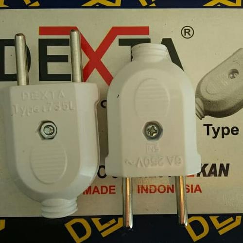Jual Steker Gepeng Colokan Listrik 1 Phase Fase DEXTA DX-735L - Kab ...