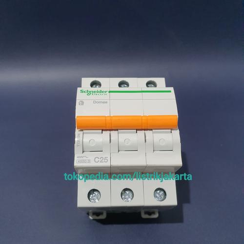 Jual MCB Schneider Merlin Gerin Domae 3P 3Phase 3Pas C25 25A 25Amper - Jakarta Barat - C2F SHOP ...