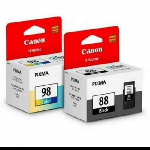 Jual TINTA CATRIDGE CANON PIXMA PG 88 + CL 98 ORIGINAL For E500, E510, E600 - Jakarta Barat ...