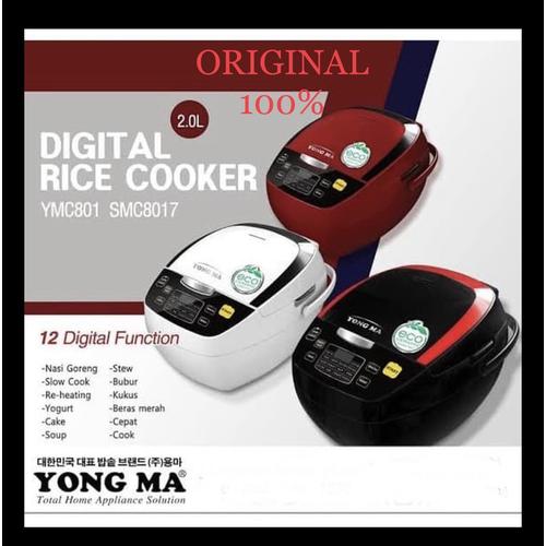Jual YONG MA Magic Com Digital 2L SMC-8017/Rice Cooker YONG MA SMC8017 ...
