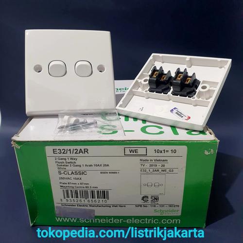Jual Saklar Seri CLIPSAL SCHNEIDER Type S Classic Saklar Hotel ...
