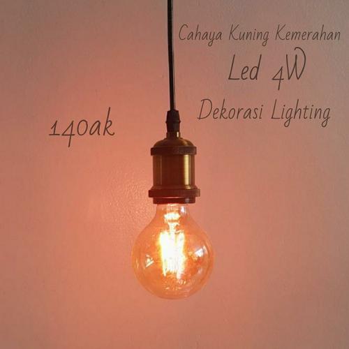 Jual Lampu bohlam led 4watt e27 kuning kemerahan - 130AK - Jakarta ...