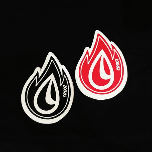 Jual Stiker brand Stiker distro Logo Crooz bahan graftac anti air - Kab ...