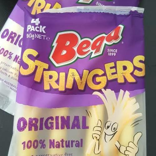 Jual Bega Stringers Keju Mozzarella Stick 80gram, Halal Product ...