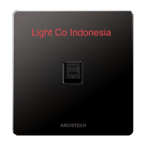 Jual Socket Data Cat 5 Architech black / Data Socket Cat 5 Black - Kota ...
