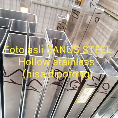 Jual Pipa hollow stainless 25 x 25 x 1,5 mm / 2,5 cm x 2,5 cm pipa ...