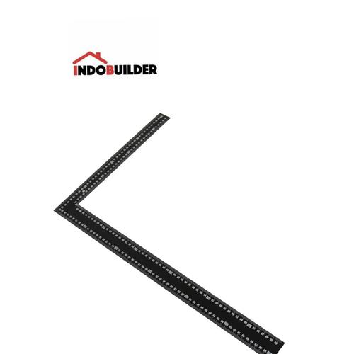 Jual PENGGARIS SIKU TUKANG PROSNIP 60 X 40 CM HITAM / CARPENTER ANGLE RULER - Kab. Tangerang ...