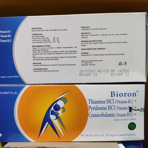 Promo BIORON vitamin NEUROTROPIK 1 box - Jakarta Timur - To Sehat ...
