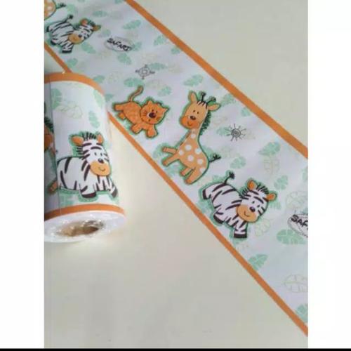 Jual WALLPAPER LIST BORDER STICKER MOTIF CARTOON UK.10CM X10METER - 01 ...