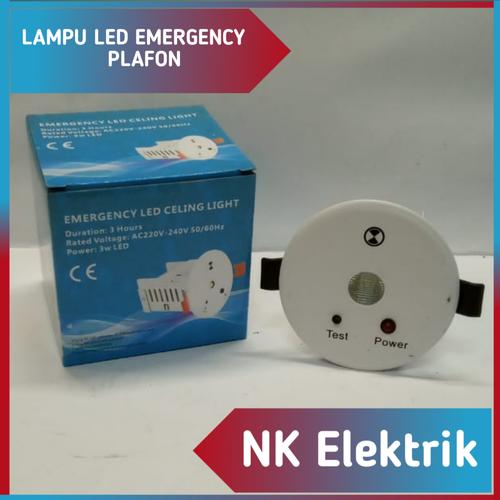 Jual Lampu LED Emergency Plafon / Emergency LED Ceiling Light - Jakarta ...