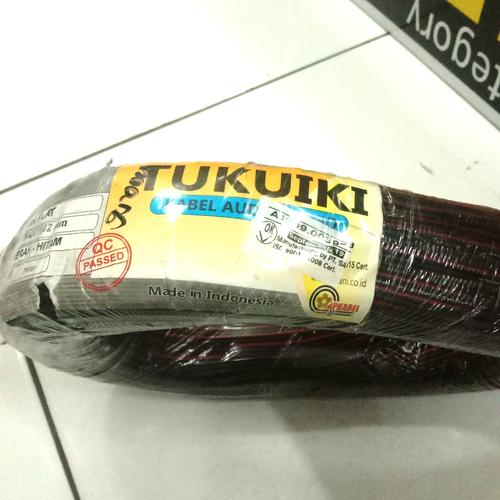 Jual kabel merah hitam 2x10 2 x 10 / 0,12mm twin Flat TUKUIKI Per Meter ...