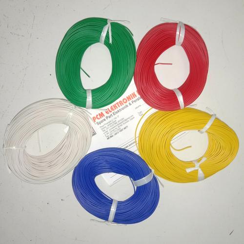 Jual Kabel tunggal serabut diameter 1mm 1x10 1 x 10 panjang 50m - Merah ...