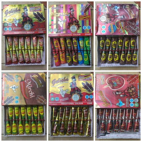 Jual HENNA GOLECHA GOLD MAGIC ALTA CHERRY MADAM ARABIC MIRCHI 1PAK ...
