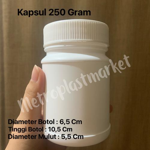 Jual Botol kapsul 250 gram botol lem 250 ml - Jakarta Utara ...