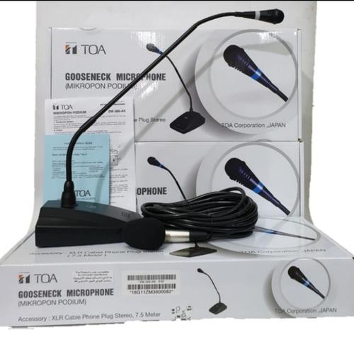 Jual MIKROFON TOA MIC MEJA, PODIUM, GOOSENECK TOA ZM 380 AS TOA ...