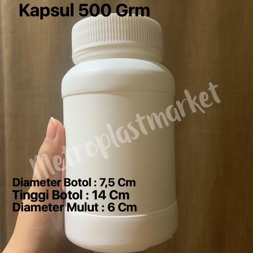 Jual Botol kapsul 500 gram botol lem 500 ml - Jakarta Utara ...