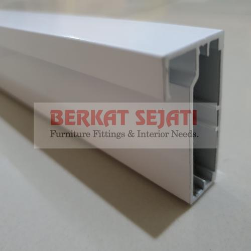 Jual Profil Lis Bingkai Frame Kaca Lemari Kitchen Aluminium FA 128 ...