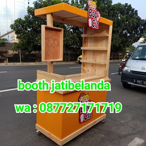 Jual gerobak kayu/gerobak/booth minuman/booth minimalis - Jakarta Barat ...
