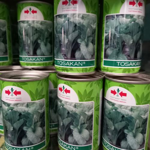 Jual Benih bibit sawi Caisim Tosakan Panah merah isi 100gr (kaleng ...