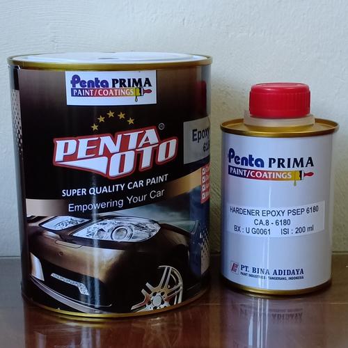 Jual Epoxy Penta Oto PSEP Grey 1L set (ada hardener) / cat dasar abu ...