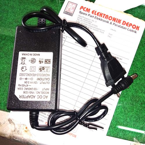 Jual Adaptor 12v 3A PSU power supply 12 volt 3 Ampere Switching - Kota ...