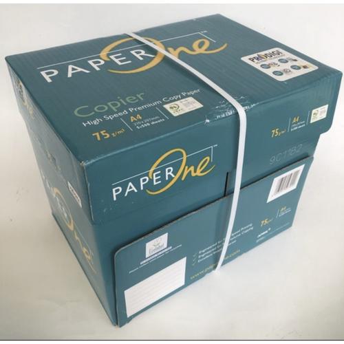 Jual paper one a4 75 gram fotocopy/1 Box/ khusus Gojek atau Grab ...