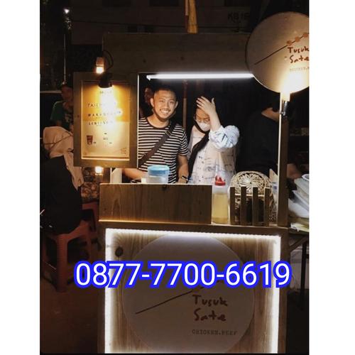 Jual booth thai tea / booth thai tea kayu / booth minuman / booth kayu ...