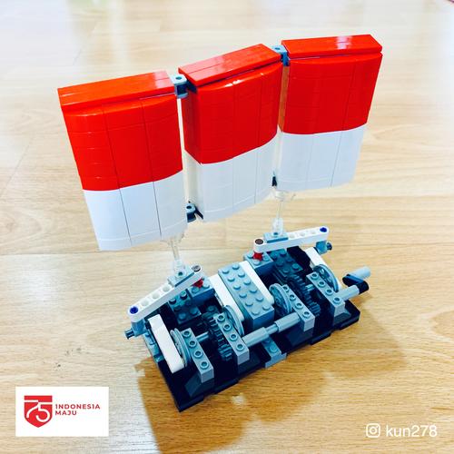 Jual Lego moc benderaku! Happy independence day, Indonesia! - Kota ...