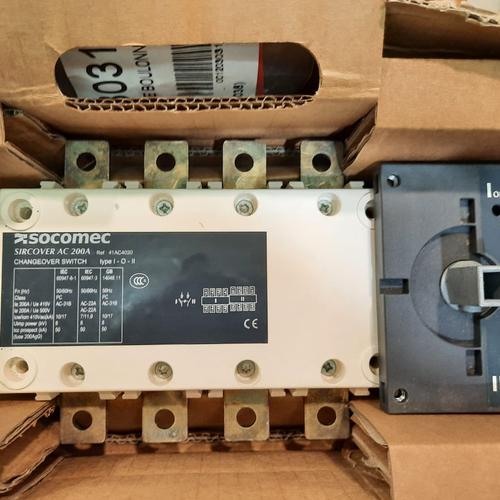 Jual Socomec Changeover Switch 200A 4P Sircover / COS Socomec 4P 200A ...
