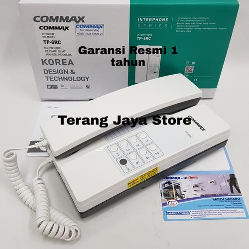 Jual Intercom Commax TP-6RC Interphone Kabel Commax TP6RC Interphone ...