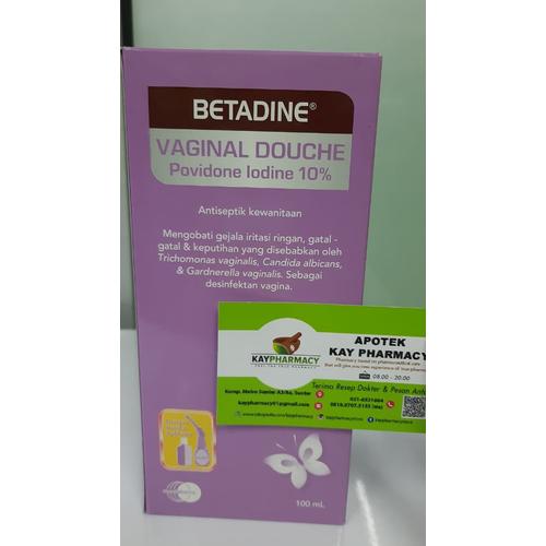 Jual betadine vaginal douche 100 ml dengan alat || per box || kay pharmacy - Jakarta Utara - Kay ...