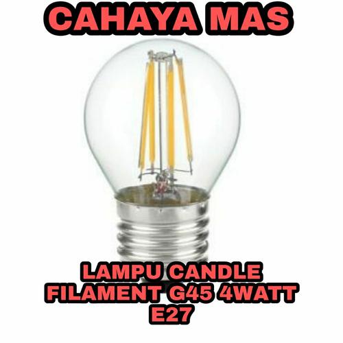 Jual LAMPU FILAMENT G45 LED 4W LAMPU EDISON G 45 4 WATT FITTING E27 ...