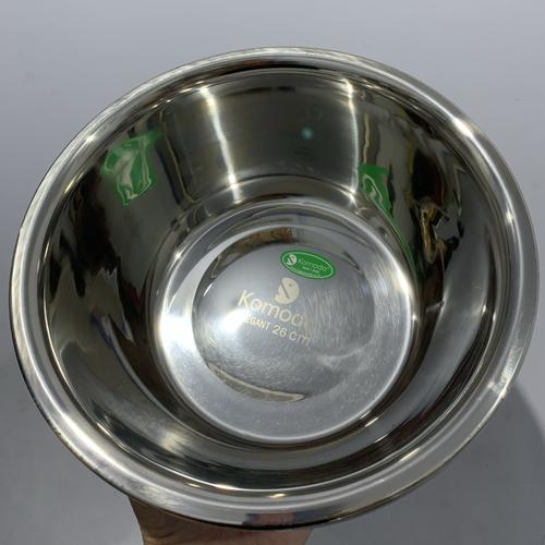 Promo 26cm mangkok besi stainless steel tahan karat merk komodo kokoh ...