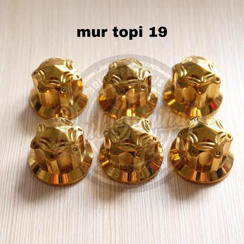 Jual mur probolt topi 19 new model stainless gold original thailand ...