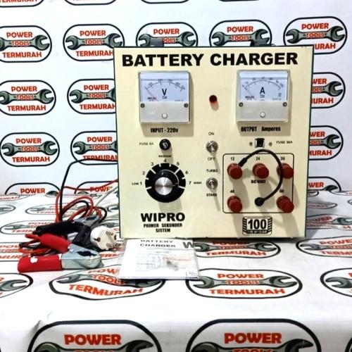 Jual Charge Aki 100A WIPRO Battery Charger Accu WP 100 A Charger Aki ...