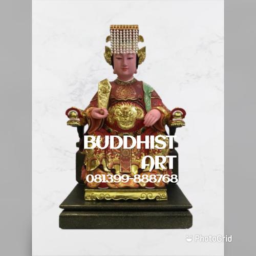 Jual Patung dewi macu/ mazu/ maco/ dewi samudra bahan kayu taiwan 24 ...