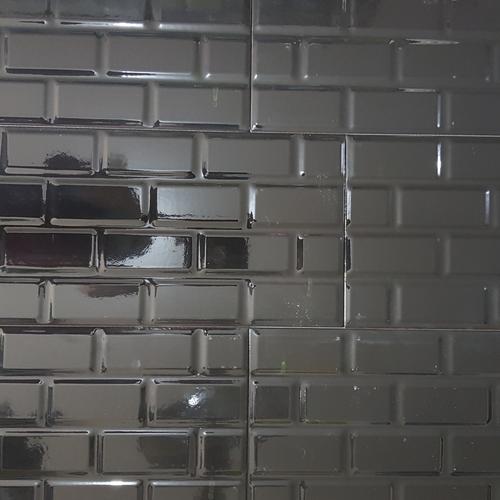 Jual keramik dapur 25 x 50 bricky black kilap - Jakarta Barat - Panca ...