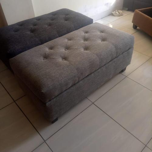 Jual sofa box storage bench kain kulit 160 murah minimalis - Kota ...