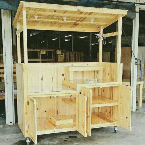 Jual Booth Rombong Jualan uk.150x50x180 pintu 4 swing - Kuning - Kota ...