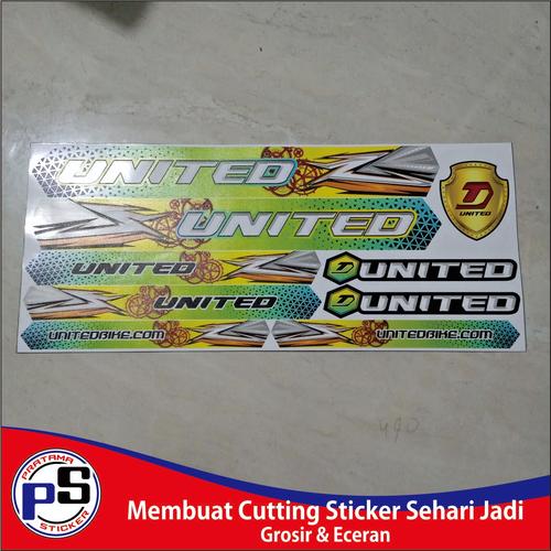 Jual Frame Sticker Decal Sepeda United Shimano - new1 - Kab. Pemalang ...