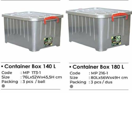 Jual container box 140L silver - Kota Makassar - celine souvenir mandai ...