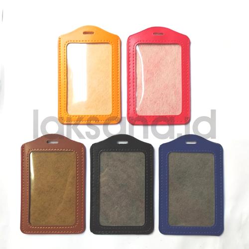 Jual ID card Holder / tempat ID card / casing ID card kulit sintetis ...