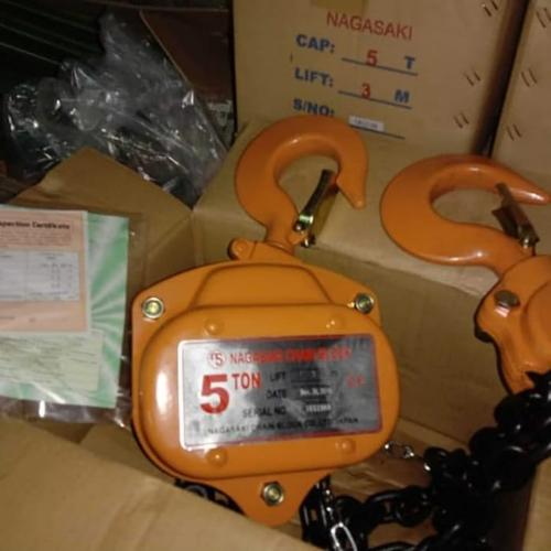 Jual NAGASAKI Chain Block 5 Ton x 10Meter - Takel NAGASAKI Made In ...