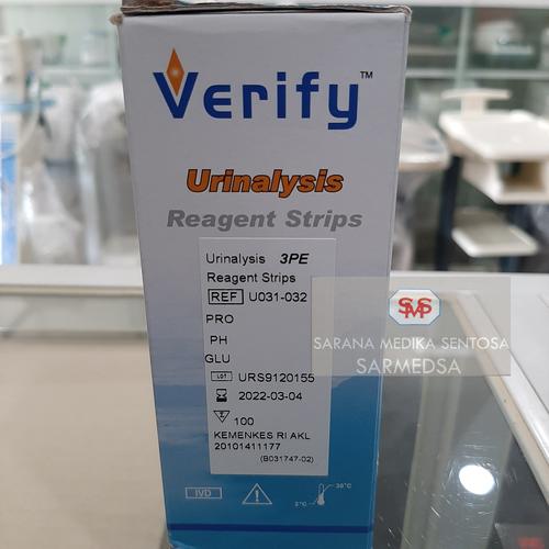 Jual Strip Urine Verify 3 Parameter - Jakarta Timur - Sarana Medika ...