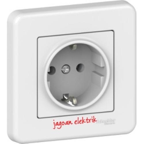 Jual Stop Kontak Schuko Non CP Leona Schneider LNA2900121 - Jakarta ...