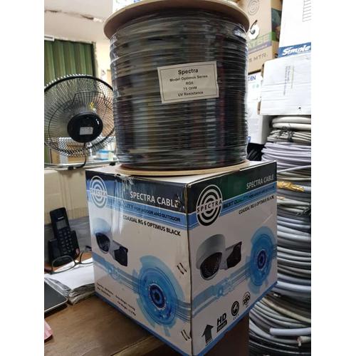 Jual kabel coaxial rg6 spectra - kabel cctv rg6 - coaxial rg6 optimus ...