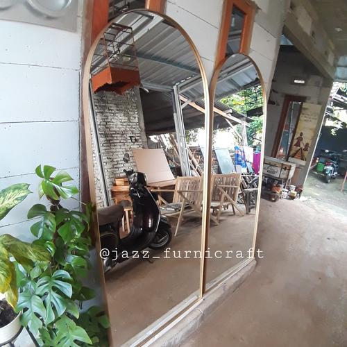 Jual standing mirror cermin berdiri full body cermin badang besi 60 x ...