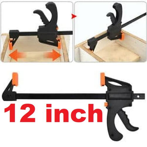 Jual F Clamp 12" Klem Kayu Klem F DIY Wood Working Alat Jepit Penjepit ...